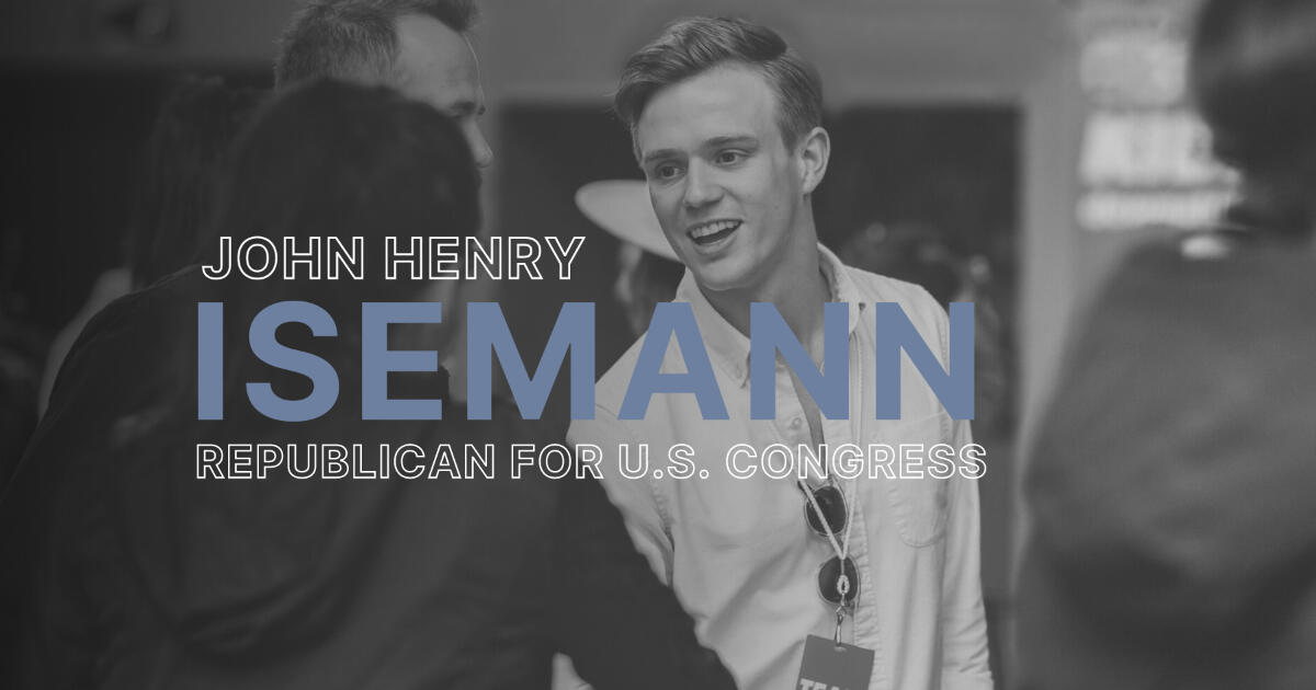 John Isemann for US Congress - The key to flipping the House.